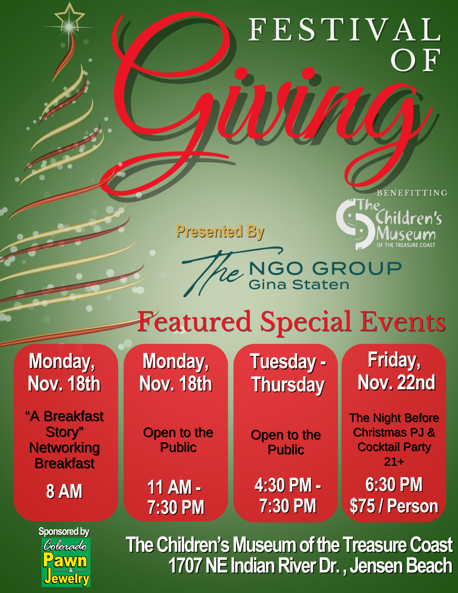 Festival of Giving Event at the Treasure Coast Children's Museum ...
